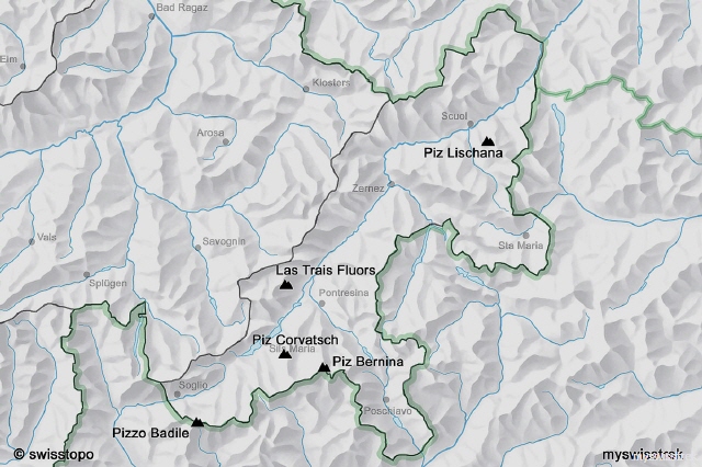 Berge & Gipfel im Engadin - myswisstrek