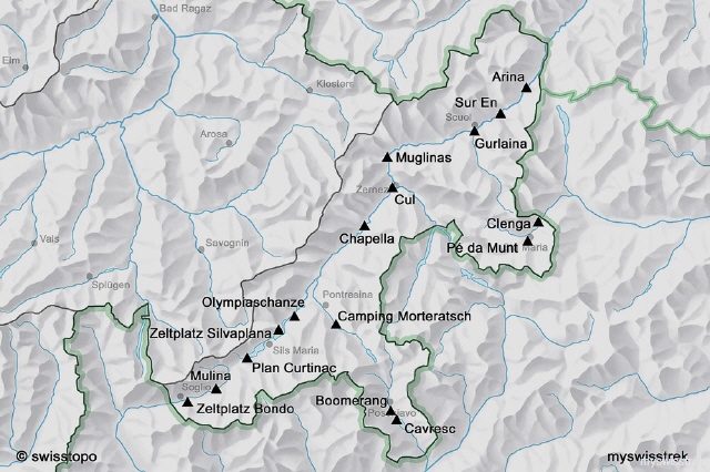 Camping & Zeltplätze im Engadin - myswisstrek