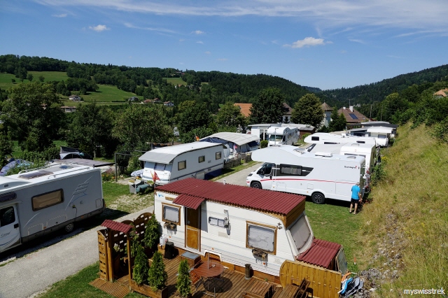 Lac des Brenets - Camping bei Le Locle - myswisstrek